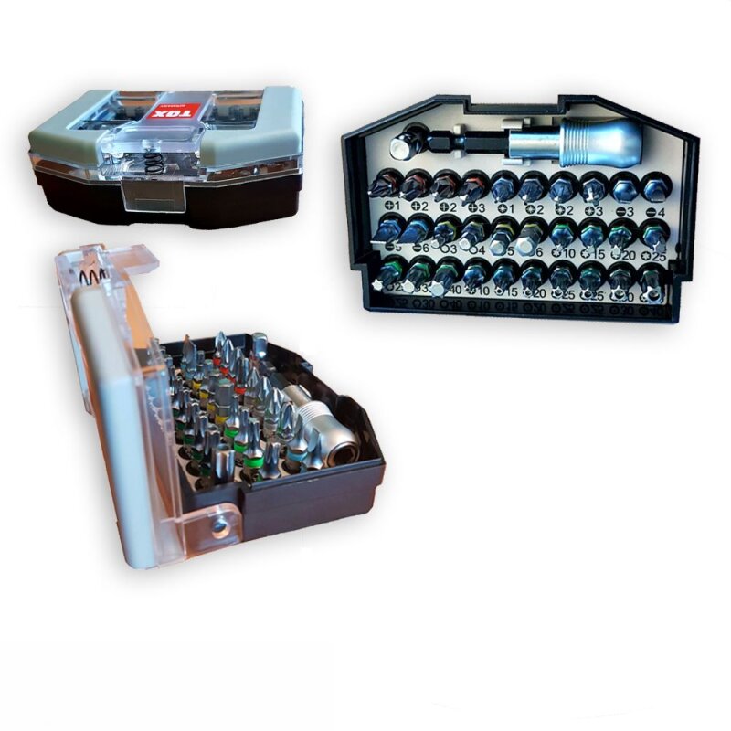 Bit-Set Clip on, mit Farbkennung und Gürtelclip, 32-teilig, 17,00