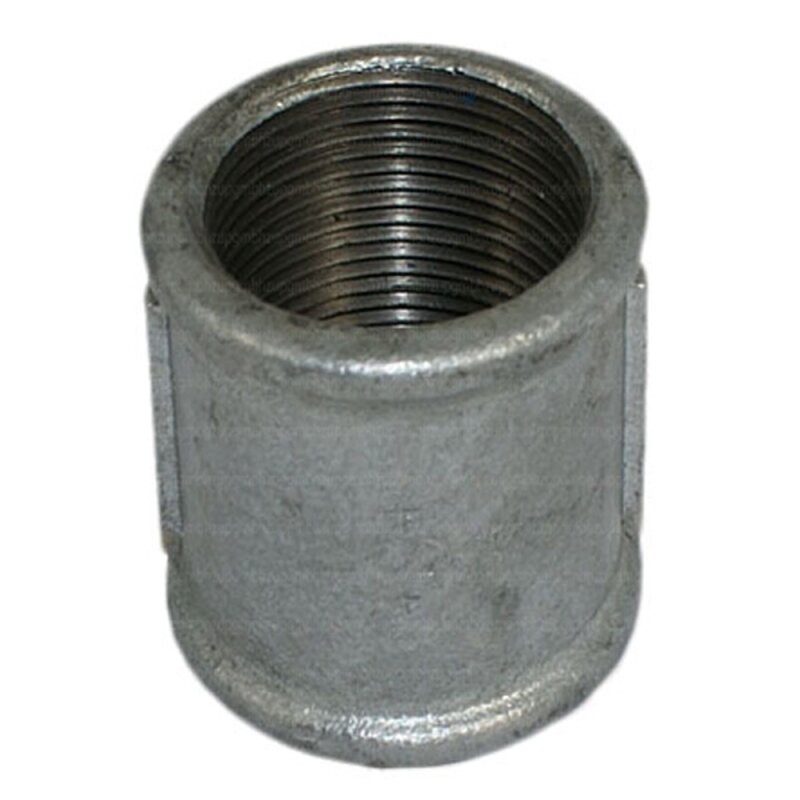 Verzinkte Muffen in verschiedenen Größen, 1,21